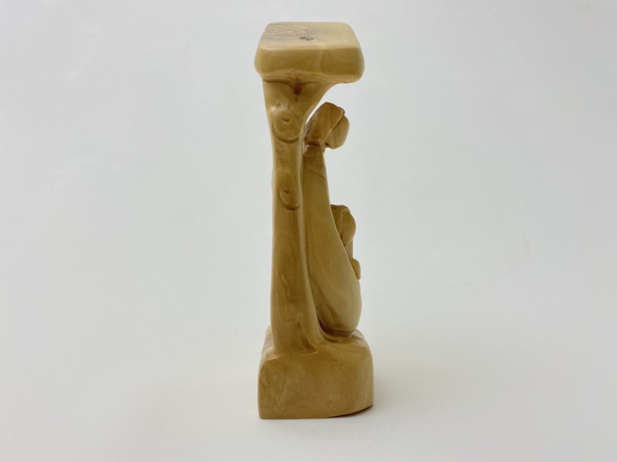 Nativity Scene Faceless Statue - Bethlehem Wood Carving